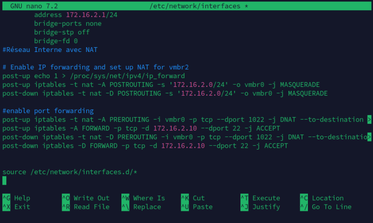 Configuration de Port Forwarding pour NAT dans Proxmox – Oleks IT Blog