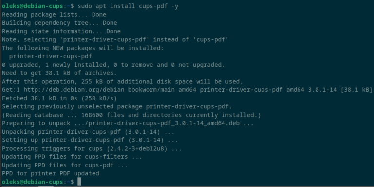Installation et configuration du serveur d’impression CUPS – Oleks IT Blog