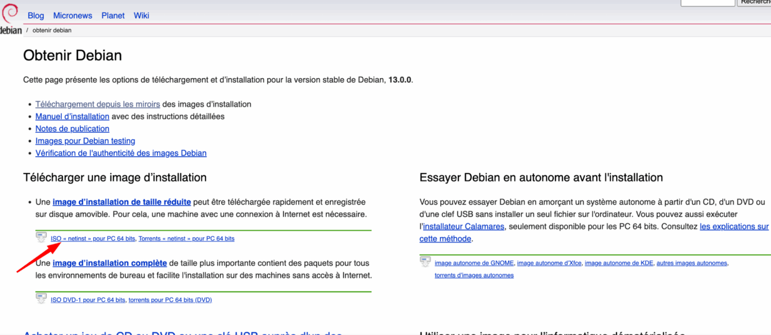 Installation Debian 13 sur Proxmox – Oleks IT Blog