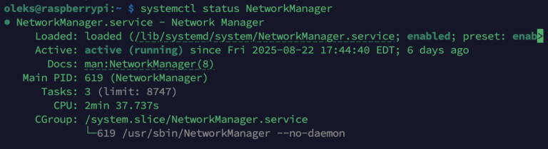 Configurer une adresse IP statique sur Raspberry Pi (nmcli) – Oleks IT Blog