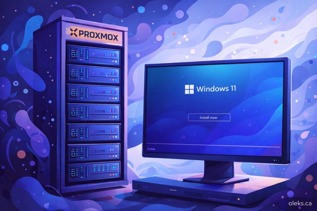 Installation Windows 11 sur Proxmox – Oleks IT Blog
